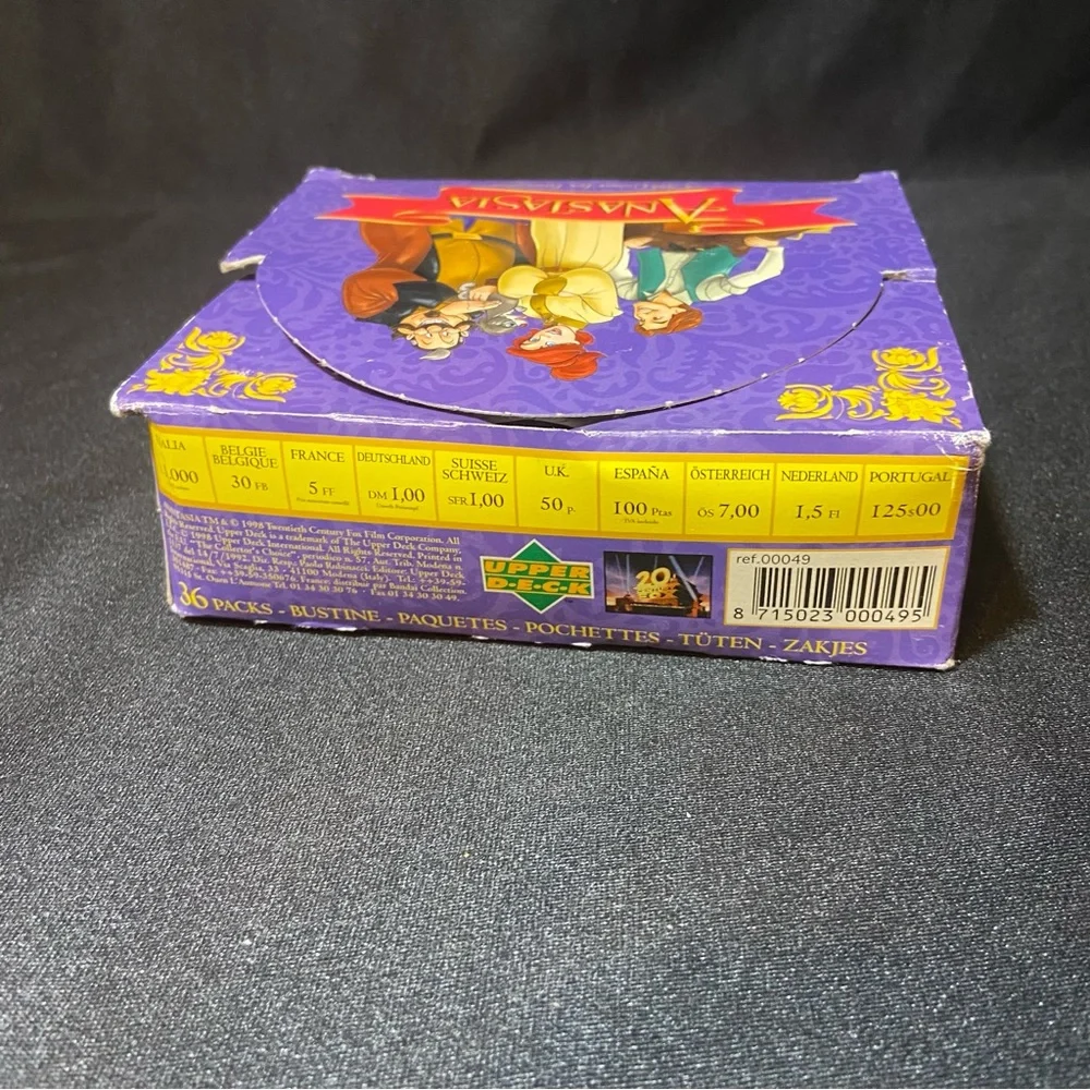 Disney | Toys | Disney Anastasia 36 Sealed New Packs Of Trading Cards ...